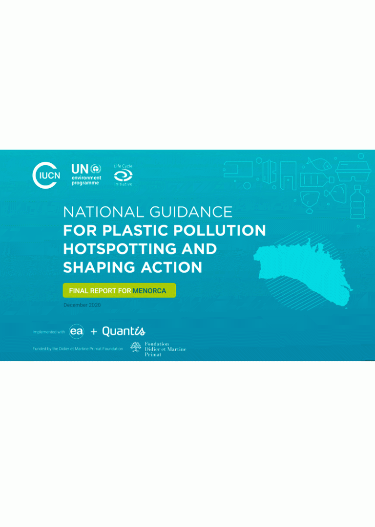 National guidance for plastic pollution hotspotting and shaping action ...