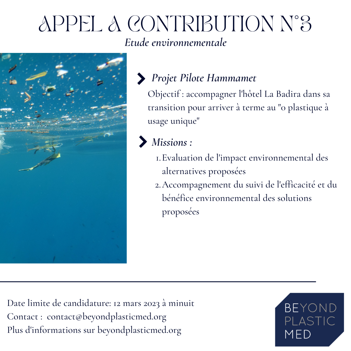 BeMed lance trois appels à contribution en Tunisie ! : BeMed | Beyond ...