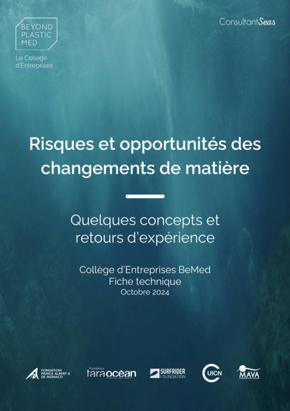 Fiche technique – Risques et opportunités des changements de matières ...